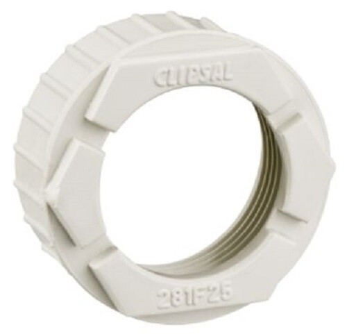 2x Clipsal FEMALE BUSHES Rigid PVC Conduit Fitting LIGHT GREY- 40mm Or ...