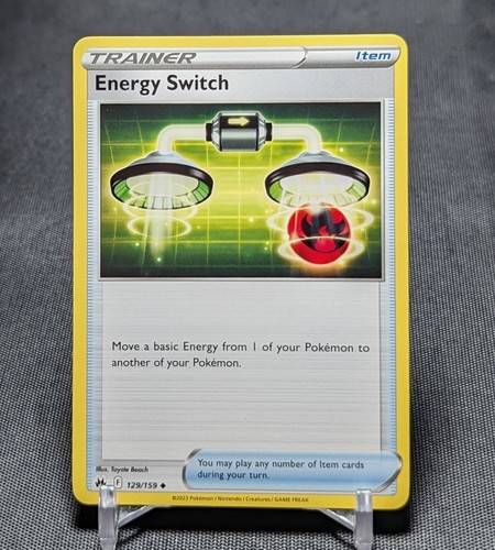 Energy Switch Regular Uncommon 2023 Crown Zenith Pokemon TCG Card 129/ ...