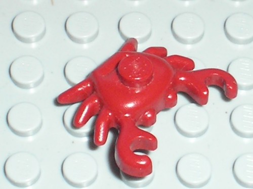 LEGO ATLANTIS Crab DkRed Minifig CRAB ref x510 33121 / Set 7984 Deep ...
