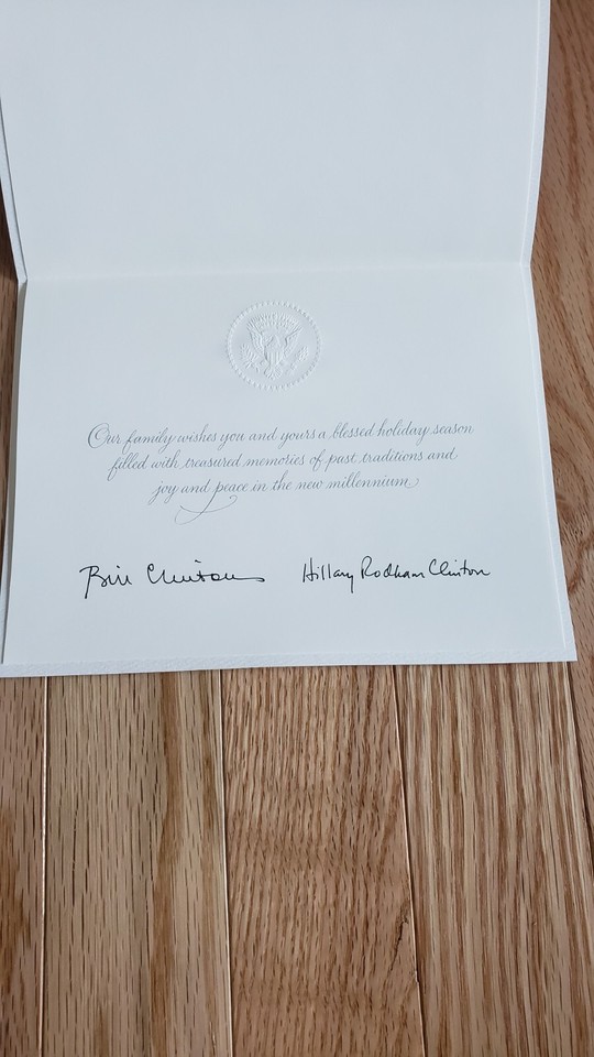 SET of 5 President Bill and Hillary Clinton Official White House ...