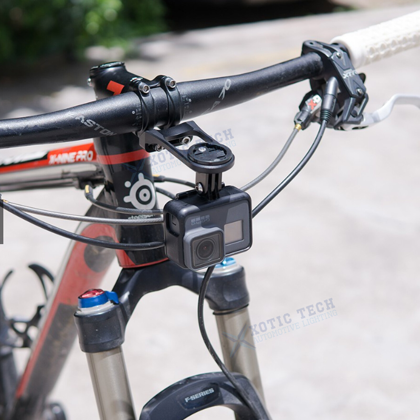 Bike Stem Extension Computer Mount For Garmin, WHAOO Bryton GoPro ...