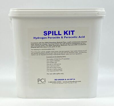 Hazmat Spill Kit Hydrogen Peroxide Peracetic Acid Cleanup Emergency Kit ...