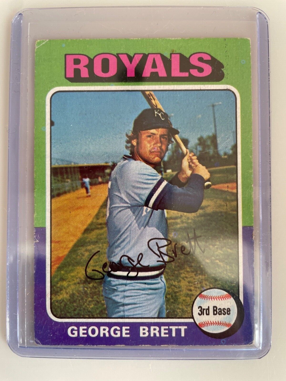 1975 Topps #228 George Brett ROYALS RC ROOKIE BASEBALL CARD | eBay