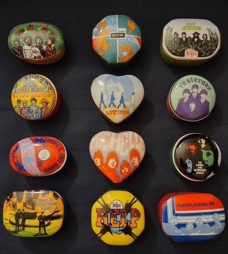 Franklin Mint Best of The Beatles Porcelain Music Boxes - Complete ...