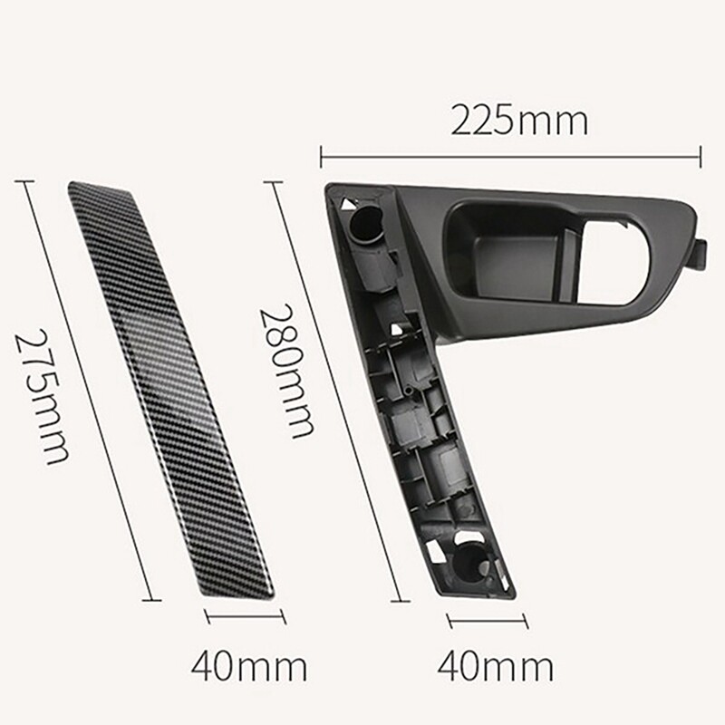Car Interior Door Handles Base Interior Door Handle Cover Trim for ...