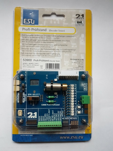 ESU 53900 - Decoder Tester V2 for sale online | eBay