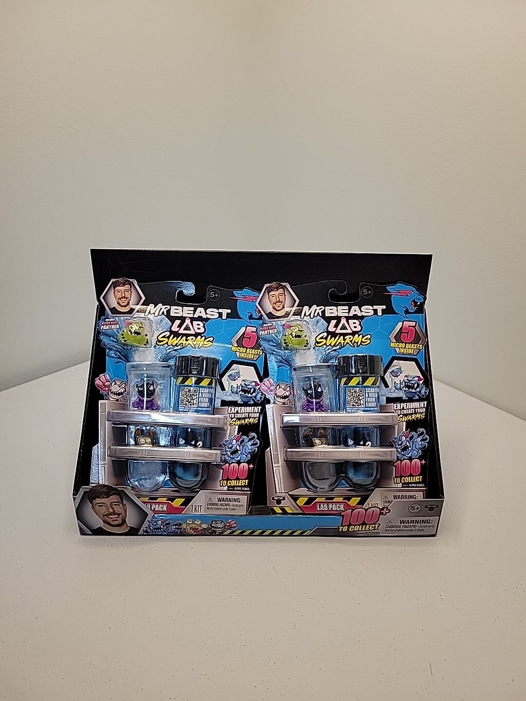 2024 NEW MR BEAST LAB SWARMS 5 Micro Beasts Lab Pack 1" Figures - SET ...