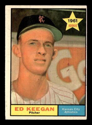 Ed Keegan 1961 Topps #248 Kansas City Athletics Vg-Ex | eBay