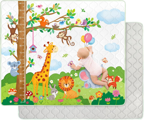 Tappeto Gioco Bambini 150×180Cm, Addensato 2Cm Tappeto Gioco Neonato ...