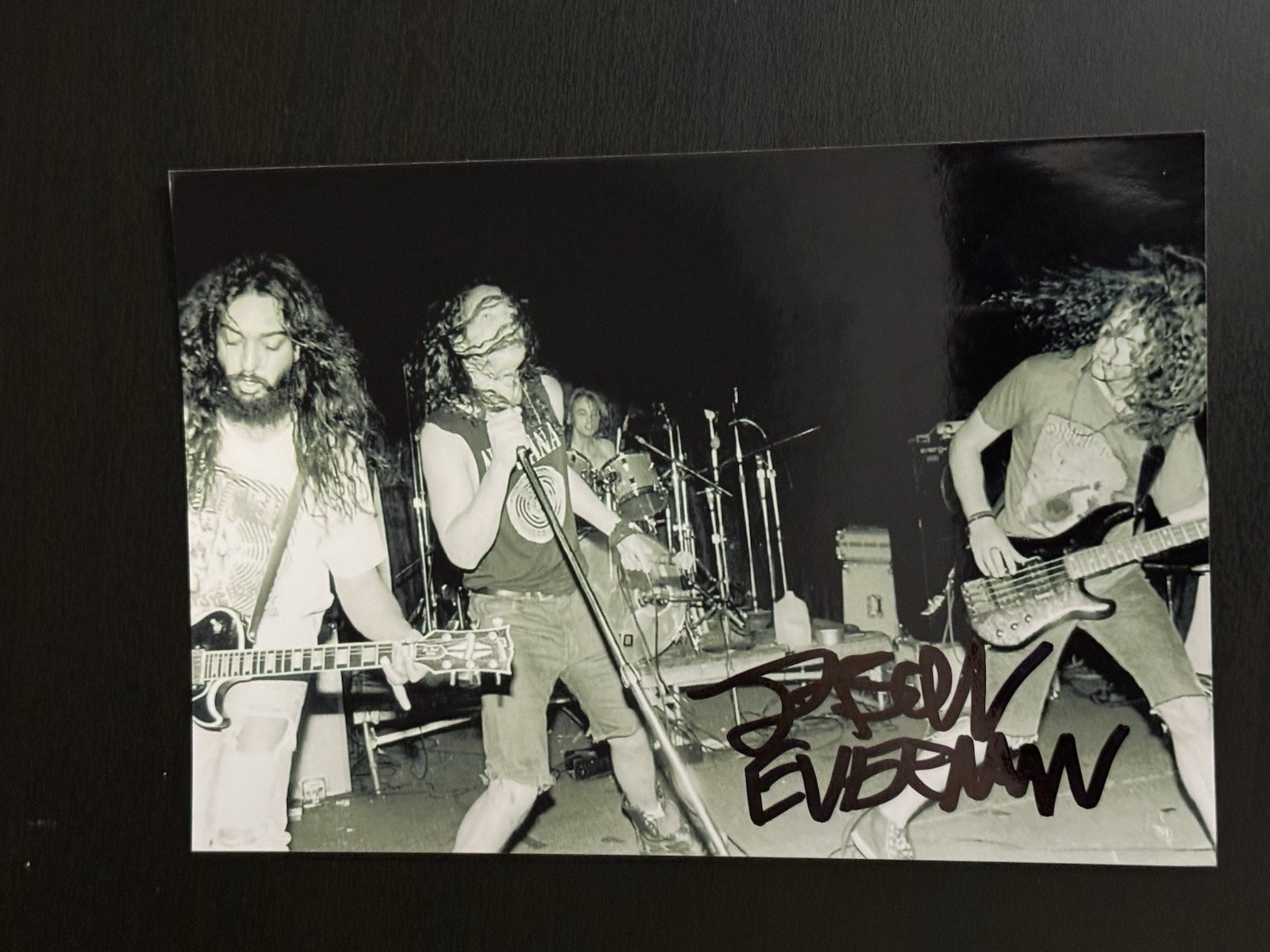 JASON EVERMAN SIGNED 4 X 6 PHOTO SOUNDGARDEN, NIRVANA GUITARIST | eBay