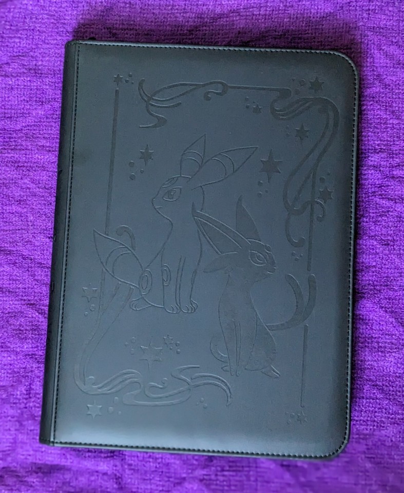 Pokémon Center Official TCG Celestial Espeon & Umbreon Premium Binder ...