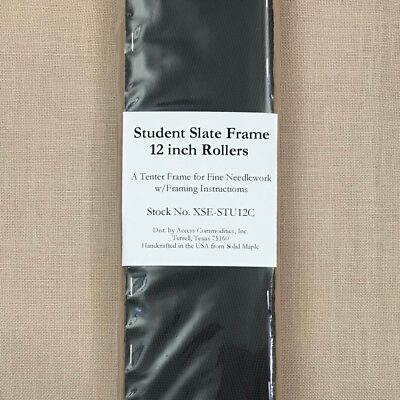 Fine Embroidery Slate Frame 2 12" Horizontal Roller Bars Made in USA ...