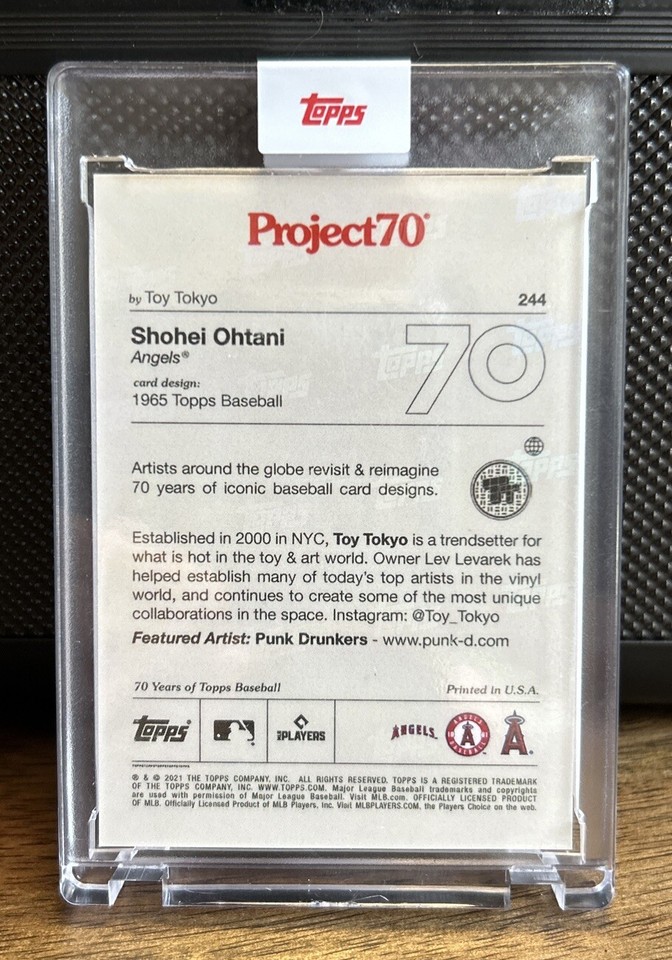 2021 Topps Project 70 Shohei Ohtani 1965 Toy Tokyo #244 | eBay