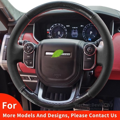 Carbon Leather For Land Rover Discovery Evoque Range Rover Steering ...