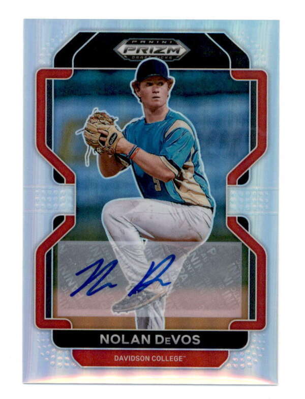 NOLAN DEVOS 2022 PRIZM DRAFT PICKS ROOKIE SILVER PRIZMS AUTOGRAPH AUTO ...
