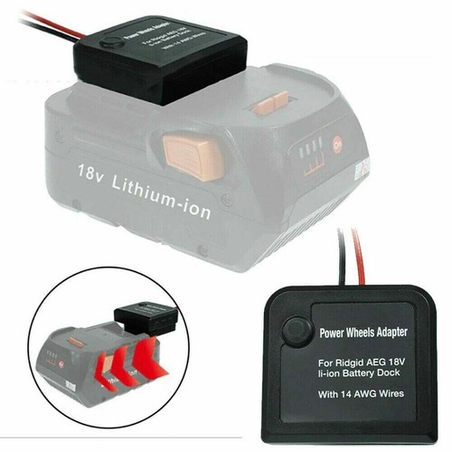 1X DIY Battery Adapter for Ridgid AEG 18V Dock Power Connector 14AWG ...