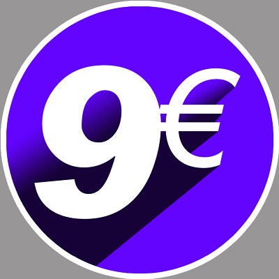 9 euros - 10cm - Sticker/autocollant | eBay