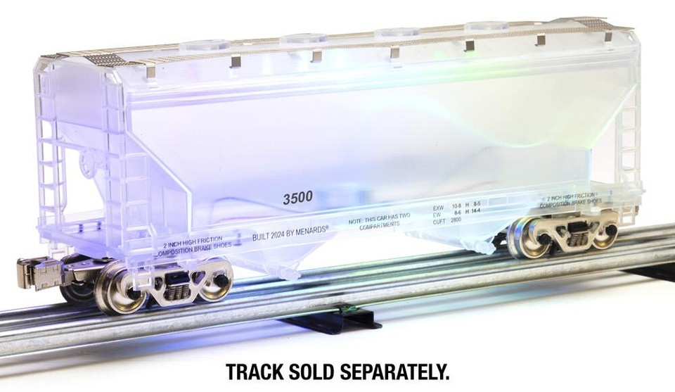 O Gauge Transparent Hopper with Lights 1qtu | eBay
