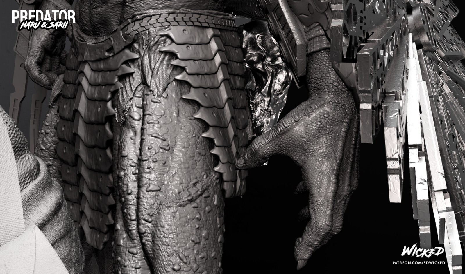 1/12th, 1/10th, 1/8th or 1/6th Scale Wicked Design's Predator Resin Kit ...