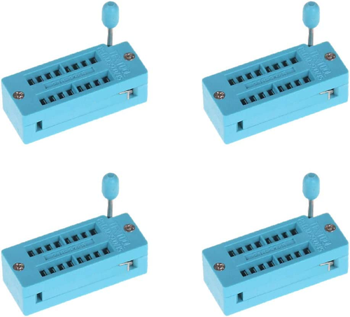 4Pcs ZIF 16-Pin 16 Pins Test Universal IC Socket 16 Pin DIP Integrate ...