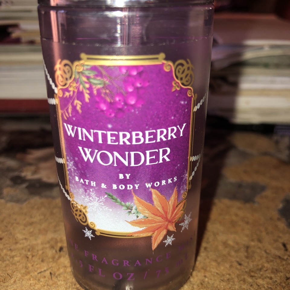 Winterberry Wonder Bath And Body Travel Size Body Mist New | eBay