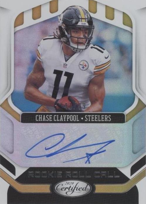 2020 Panini Certified - Rookie Roll Call Signatures Chase Claypool #RCS ...