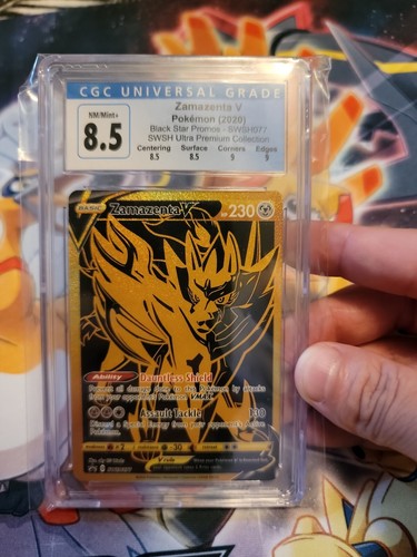 Pokemon Zamazenta V Gold Black Star Promo Ultra Premium Collection CGC ...