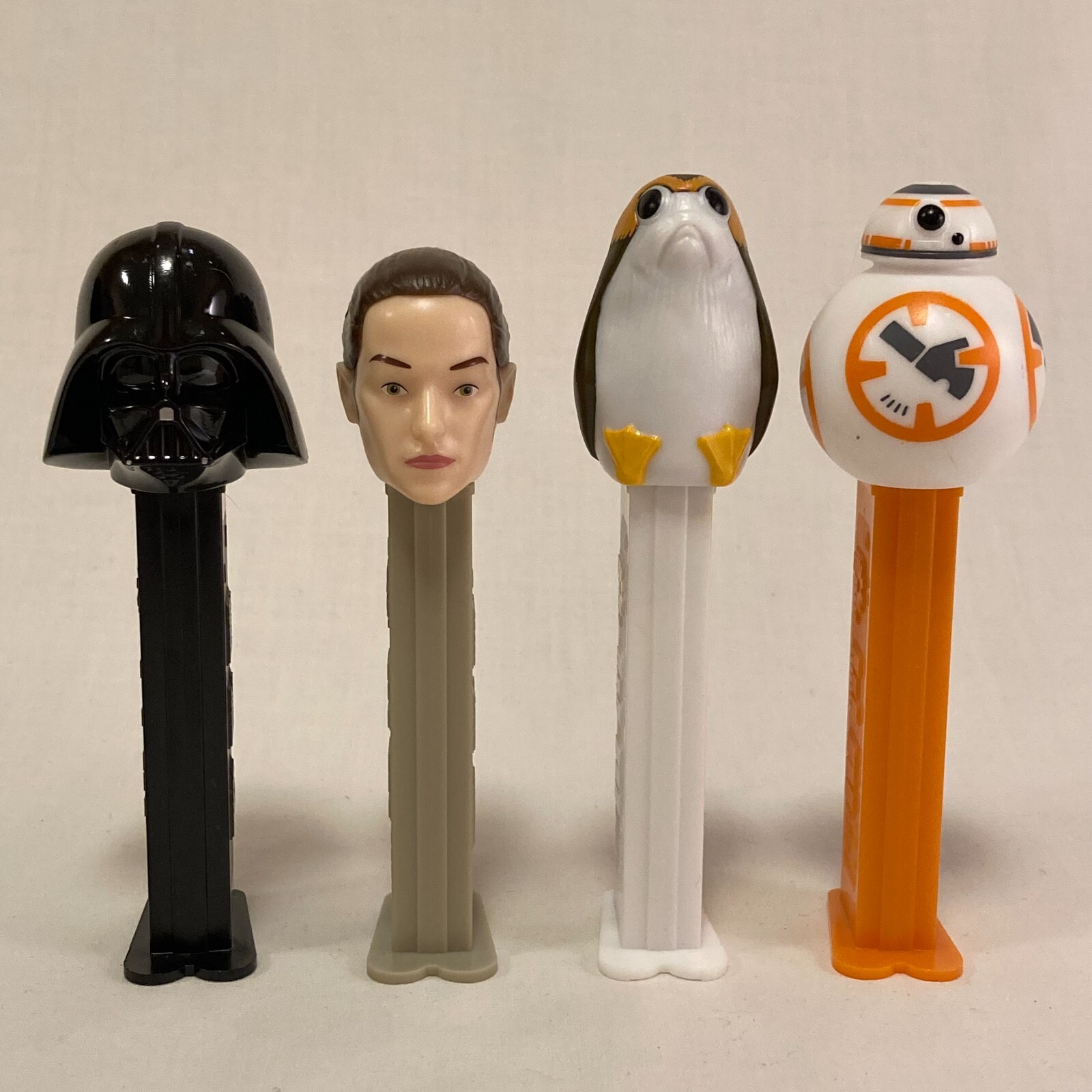 Star Wars Pez Dispensers Darth Vader BB8 Rey and Porg Lot of 4 | eBay