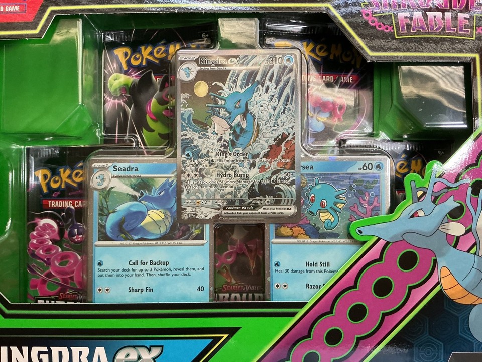 Pokemon Shrouded Fable Kingdra ex Special Illustration Collection ...