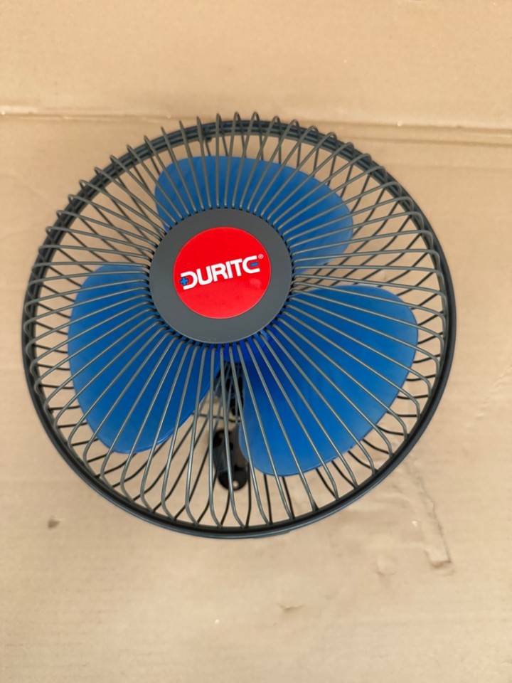 Durite 12 Volt Powerful Heavy Duty 6" Oscillating Fan 0-210-32 VAT ...