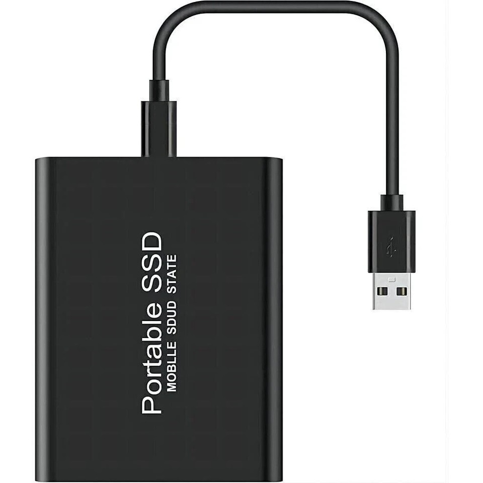 2TB External Hard Drive SSD Disk Memory Storage USB 3.0 HDD for PC ...