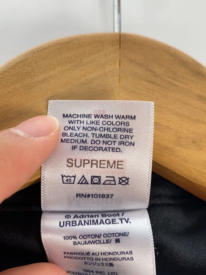 Supreme Martine Rose Lee Scratch Perry Tee T shirt M Cotton BLK | eBay