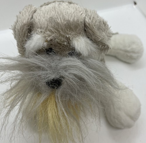 Ganz Webkinz HM159 SCHNAUZER Dog 8" Plush Stuffed Toy NO CODE Needs A ...