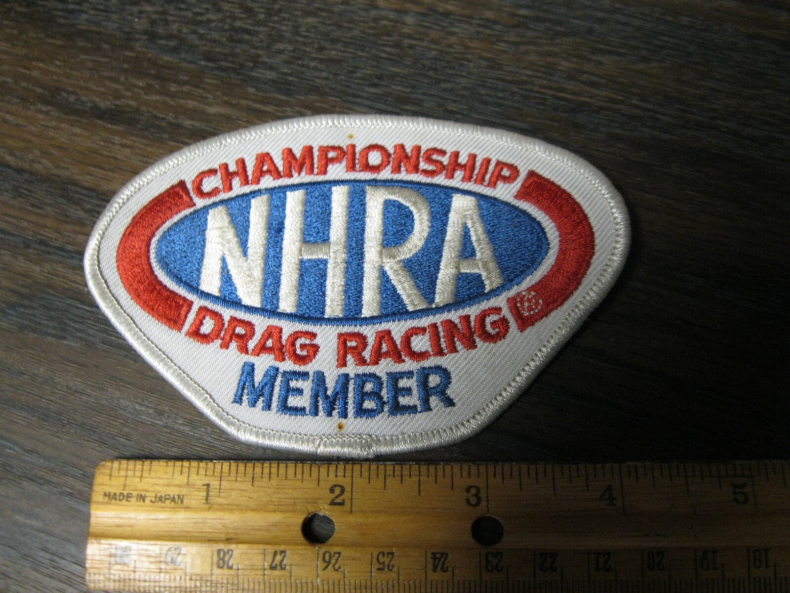 New Vintage NHRA Championship drag racing Member Patch 4 1/2" | eBay