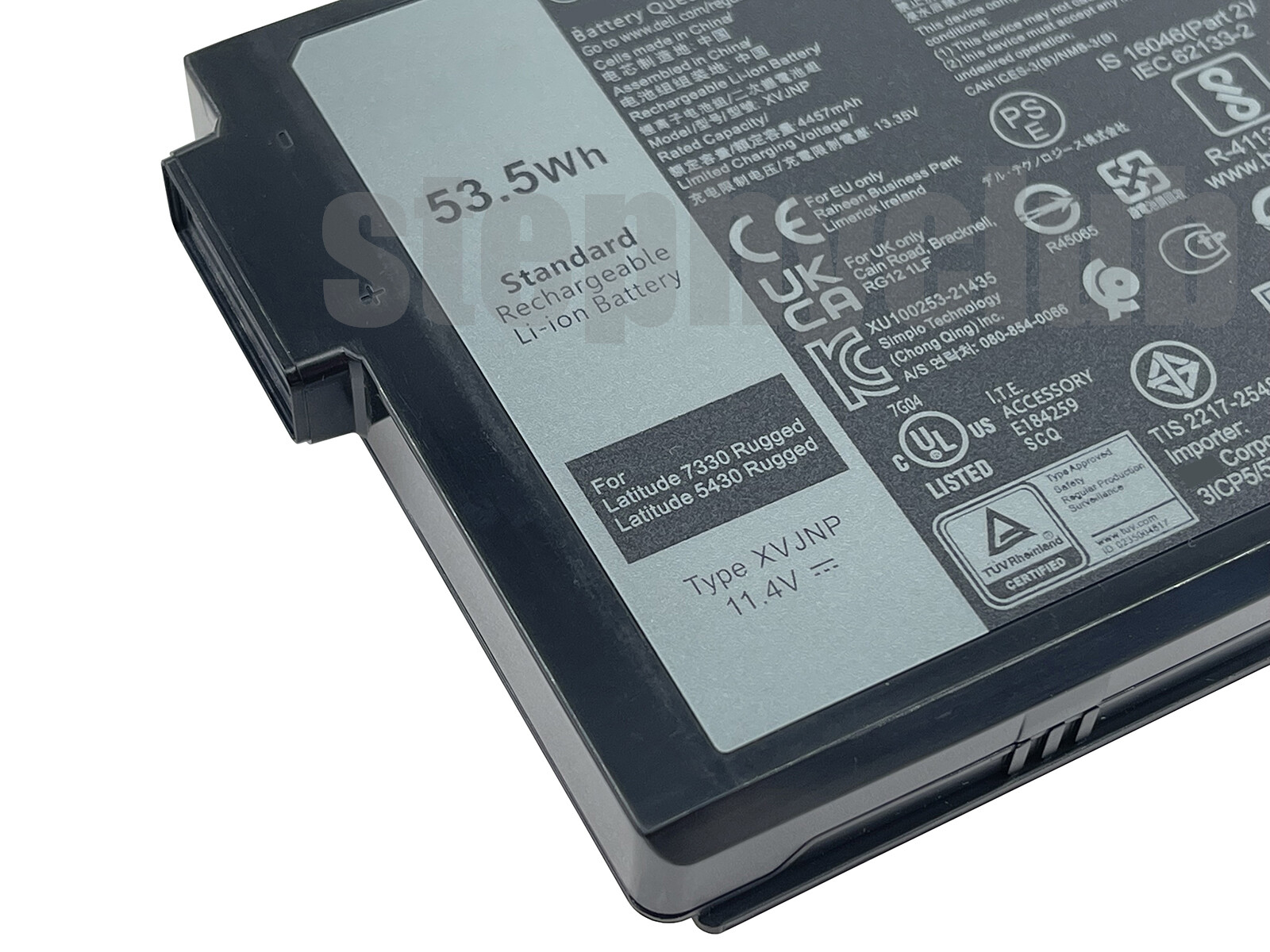 New 53.5Wh XVJNP Battery Compatible with Dell Latitude 7330 5430 Rugged ...