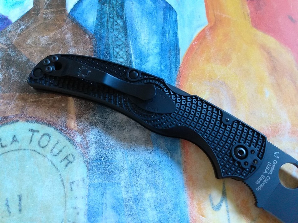 Spyderco Native Chief Lightweight, Black DLC CTS-BD1N Plain Blade ...
