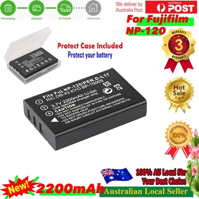 NP-120 Battery for INSIGNIA NS-DV111080F NSDV111080F Camera | eBay ...