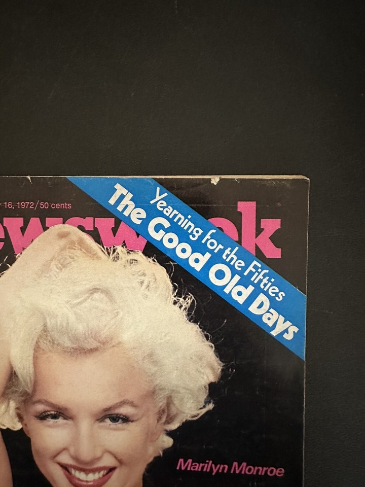 1972 October 16th TIME Magazine, Marilyn Monroe | eBay
