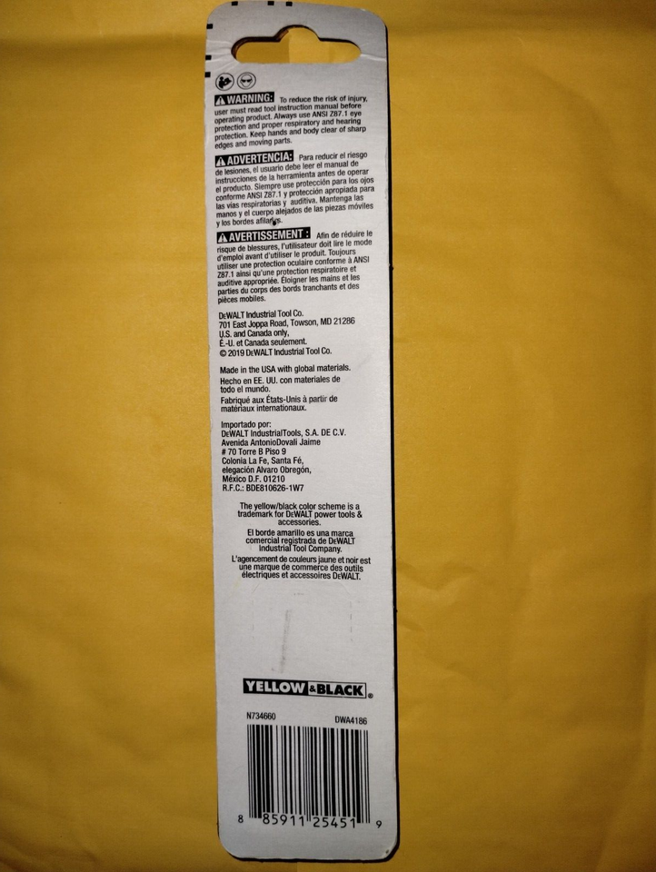 DEWALT DWA4186, 6-in 2X Premium Metal Cutting Blade (5 Pack) | eBay