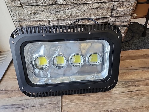 4 Pcs 200 Watts LED Floodlight Lamp Outdoor Security Spotlight Cool ...