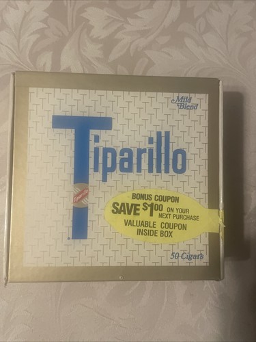 Vintage Collectible Tiparillo Mild Blend 50 Count Cigar Box | eBay