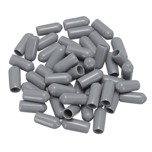 50pcs Rubber End Caps 6mm(1/4") Bolt Cap Cover Screw Thread Protectors ...