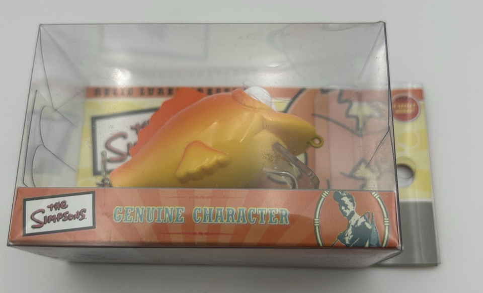 Vintage The Simpsons 2002 RARE Toxic Tuna Blinky By Relic Fishing Lures ...