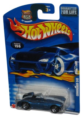 Hot Wheels Cunningham C4R (2002) Collector Blue Toy Car #156 | eBay