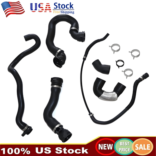Radiator Coolant Water Hose Pipe Kit (7 Hoses) Fit BMW E90 128i 328i ...