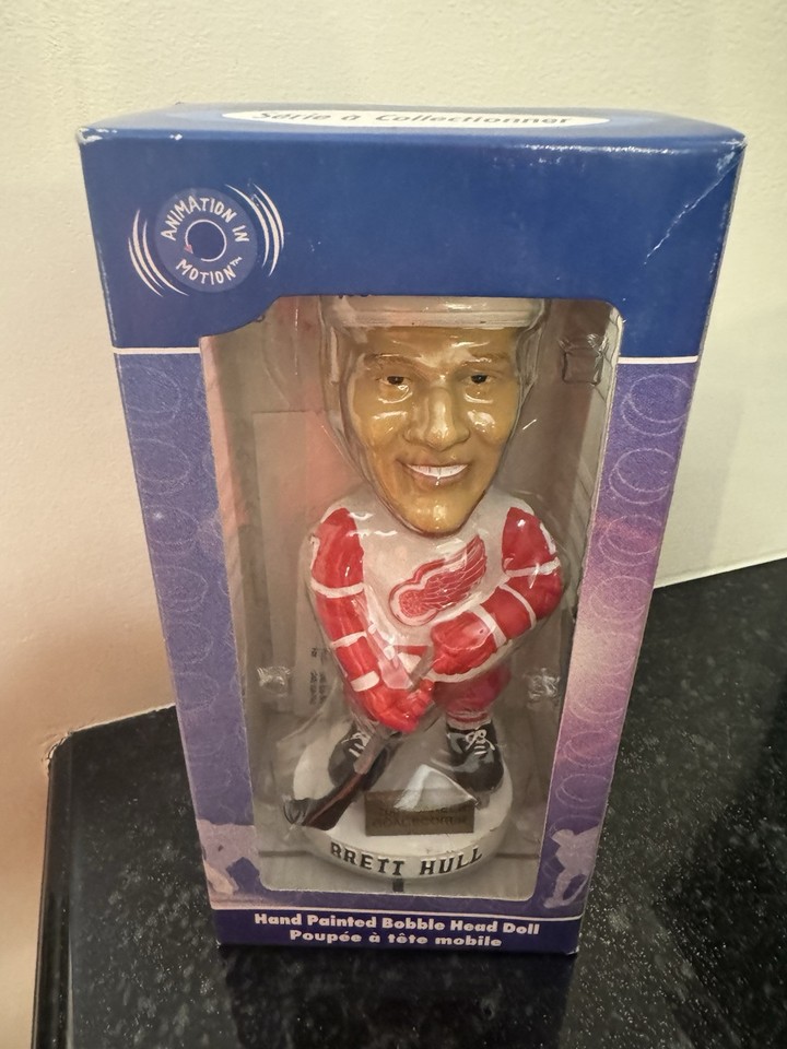 Bobble Dobbles Brett Hull Bobble Head Detroit Red Wings 700+ Career ...