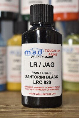 LAND RANGE ROVER SANTORINI BLACK LRC 820 PAB PAINT TOUCH UP KIT 30ML ...