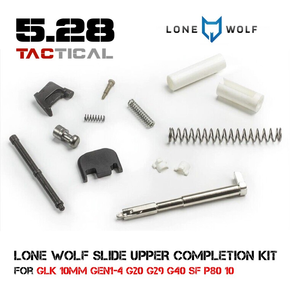 LONE WOLF SLIDE UPPER COMPLETION KIT for GLK 10mm GEN1-4 G20 G29 G40 SF ...