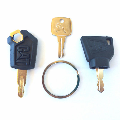3 Pc Heavy Equipment Key Set CAT John Deere and JCB with OEM Logo | eBay