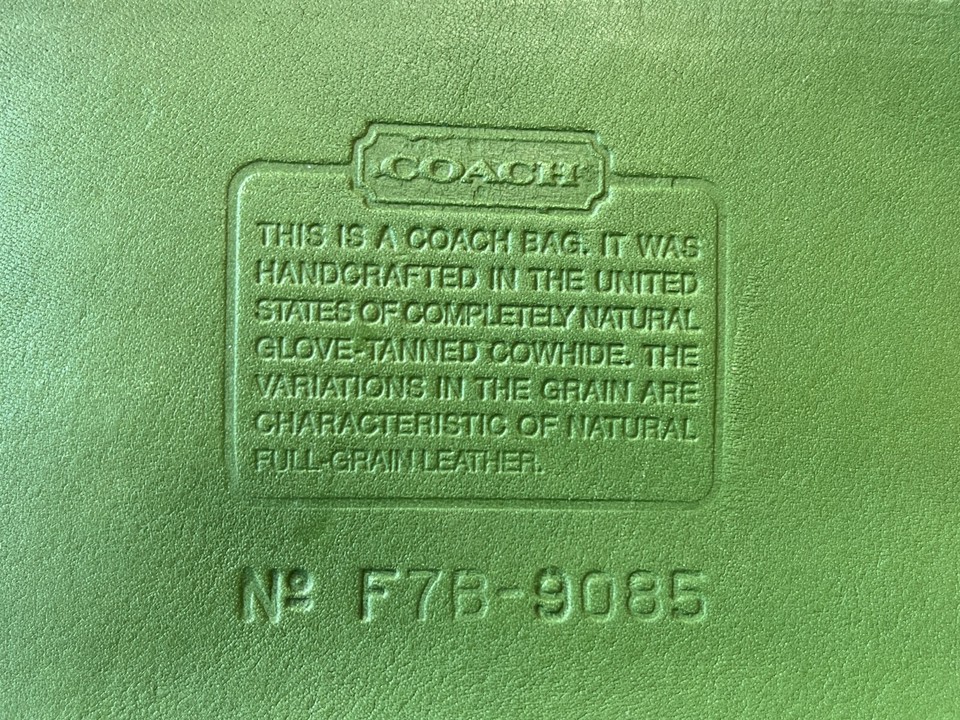 Reserved VINTAGE COACH DUFFLE SAC BUCKET SOULDER BAG PURSE #9085 Leaf ...